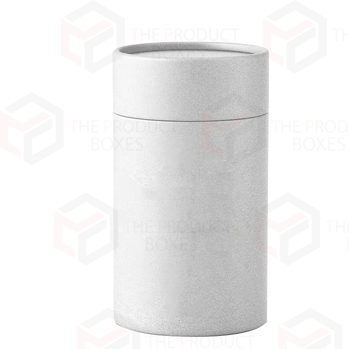 White Cardboard Tube Packaging | The Product Boxes UK